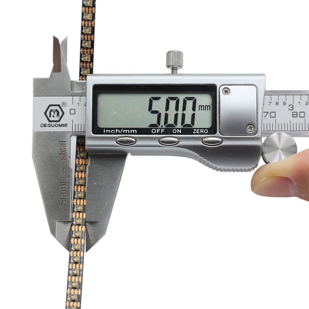 5mm APA102 2020 Addressable RGB LED Strip 200LEDs/m