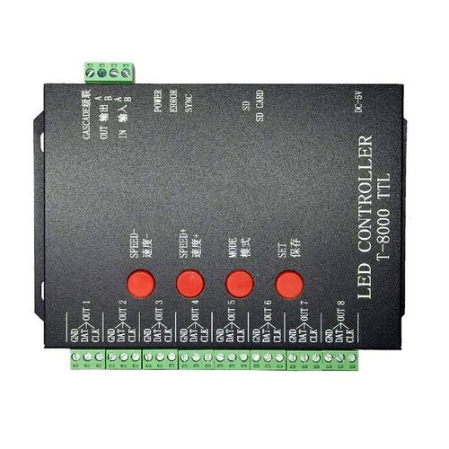 DC5/12V,Max 8192 pixels,T-8000 Series Pixel Module Full Color ...