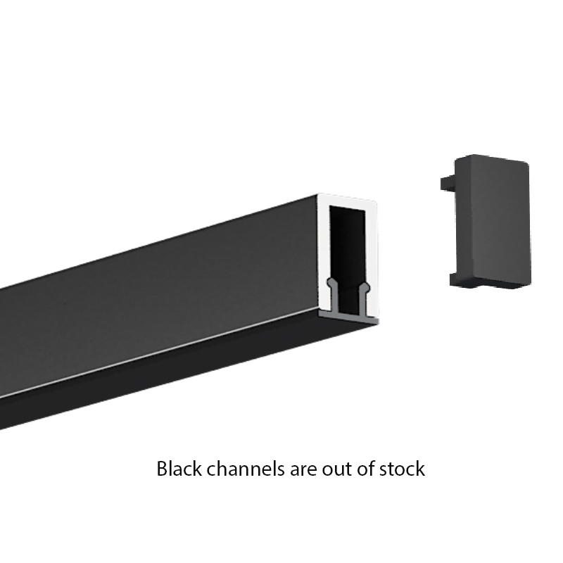 Mini LED Strip Light Recessed Channel For 3mm Tape