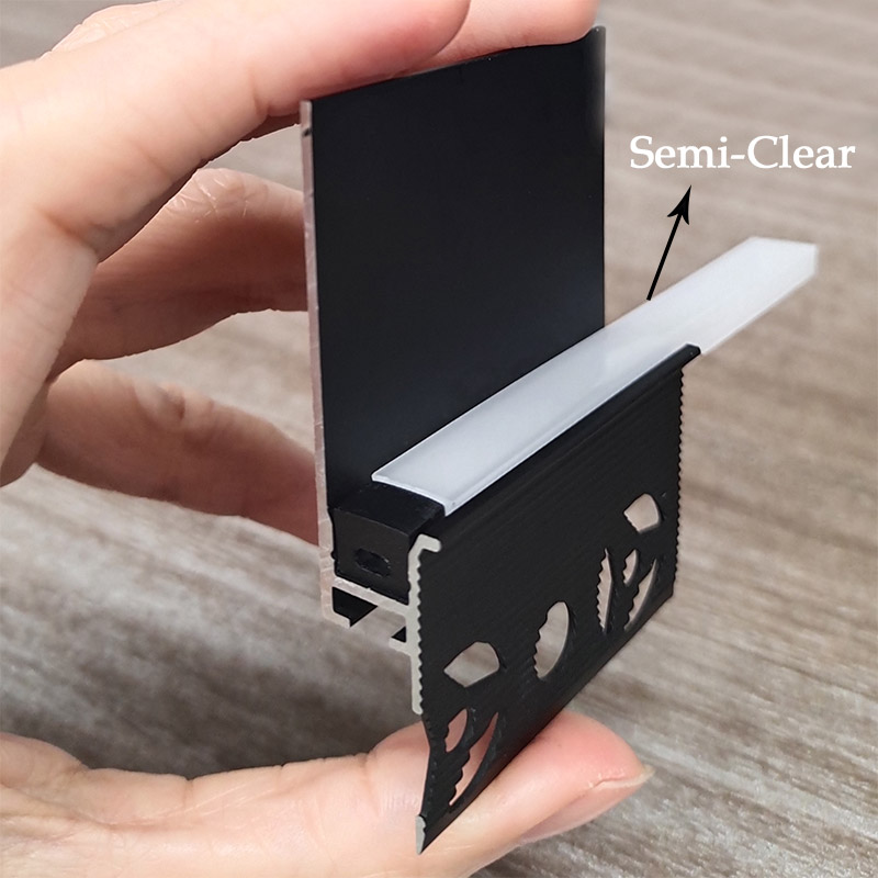 Drywall Lighted Baseboard LED Profile