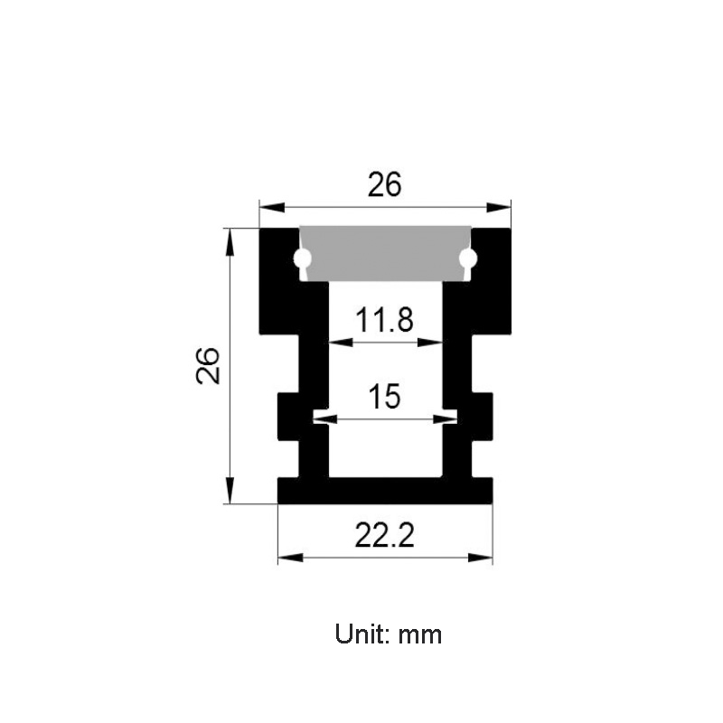 Enhance Your Lighting: Floor Aluminum Led Profile For 10Mm Led Strips