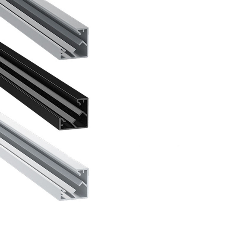 LED Light Diffuser Corner Channel Aluminum Profile For 10mm LED Rope ...