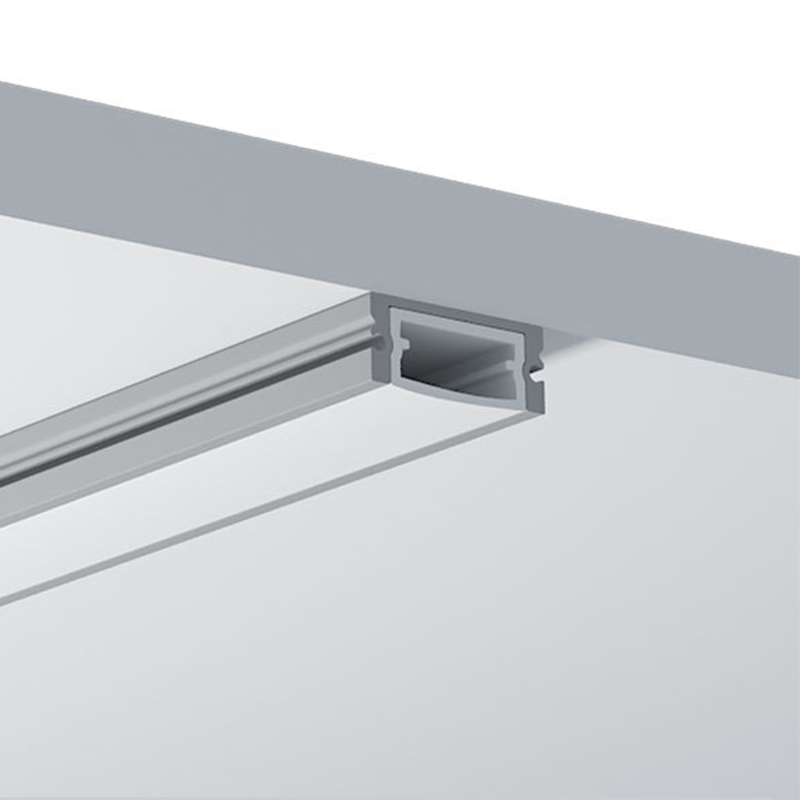 1707W Waterproof LED Channel With PC Semi-Clear Diffuser Cover