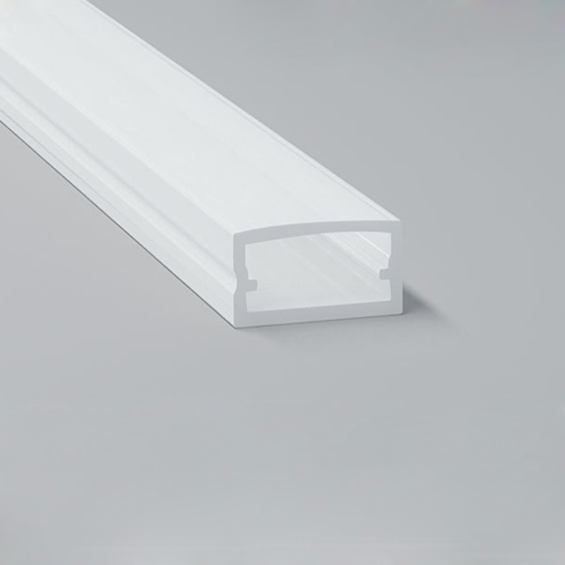 1707W Waterproof LED Channel With PC Semi-Clear Diffuser Cover