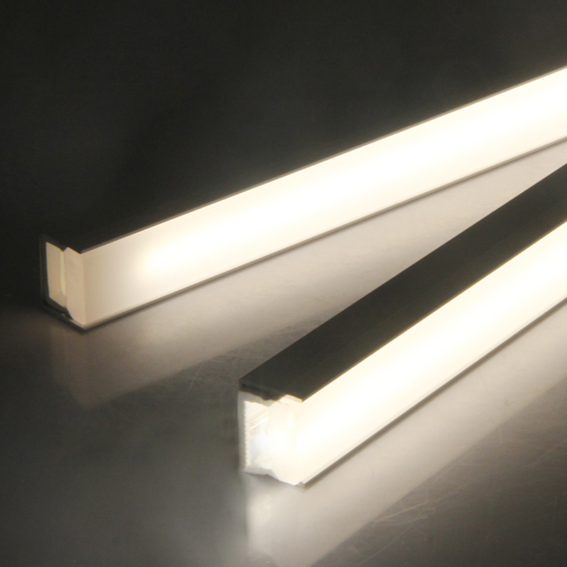 1707W Waterproof LED Channel With PC Semi-Clear Diffuser Cover