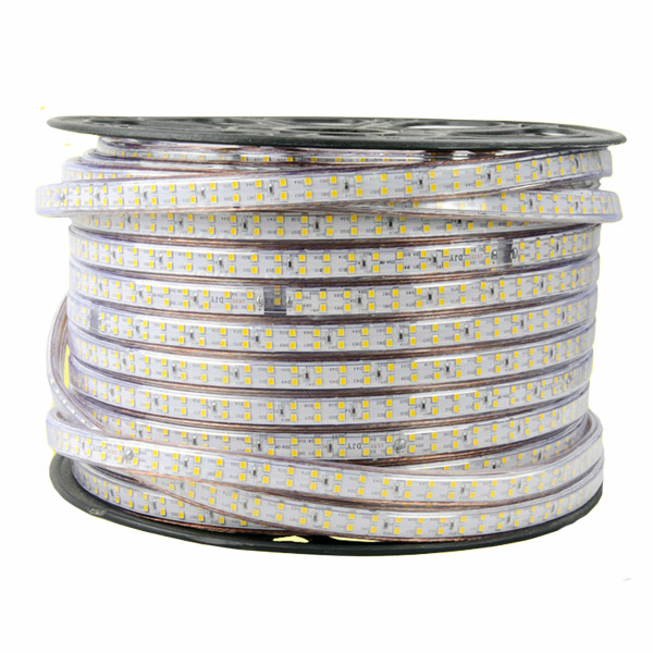 SMD2835 High Voltage 110&220V Single Color LED Strips, Waterproof IP67 ...
