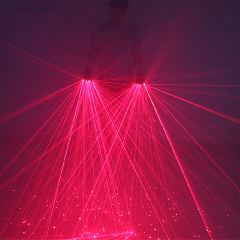 LED Glowing Laser Gloves, KTV Nightclub Atmosphere Laser Gloves