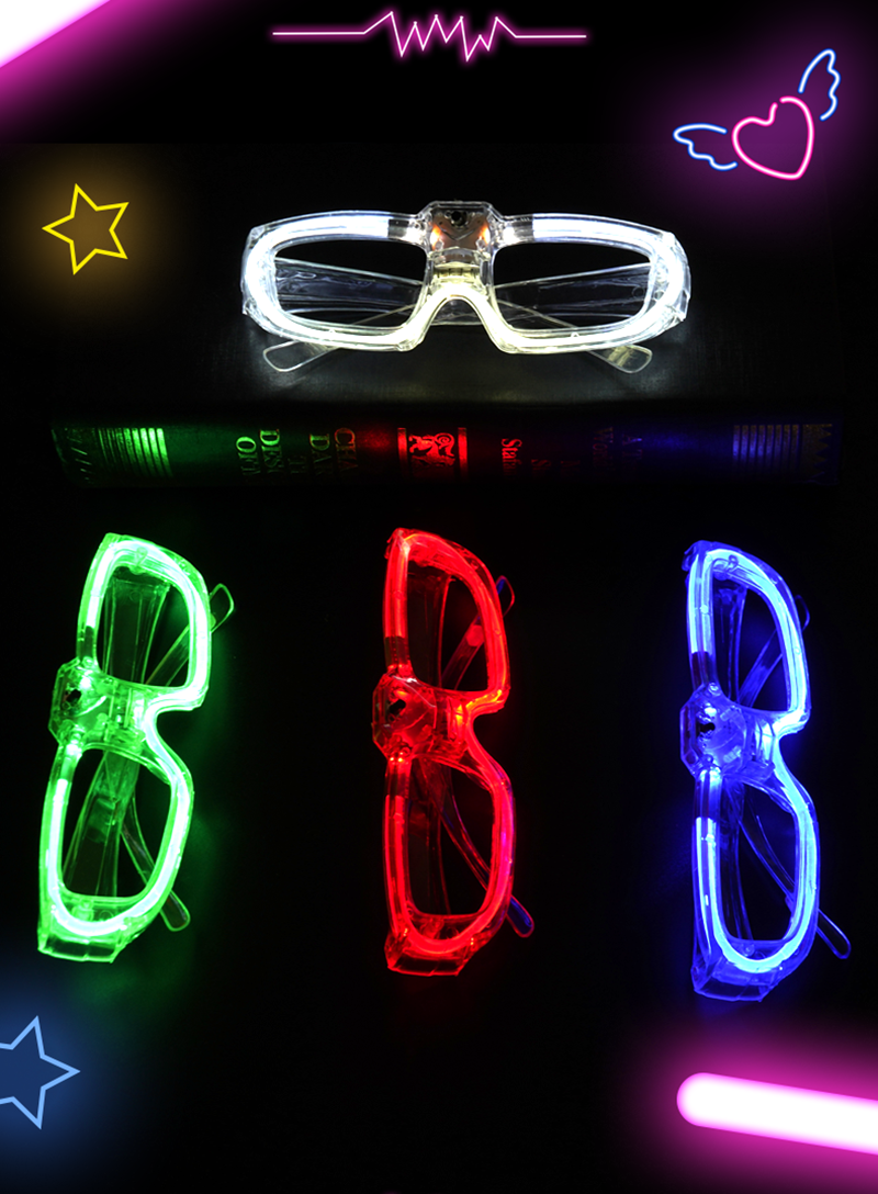 Luminous Popping Glasses, Flash LED Glasses, Bar Nightclub Equipment