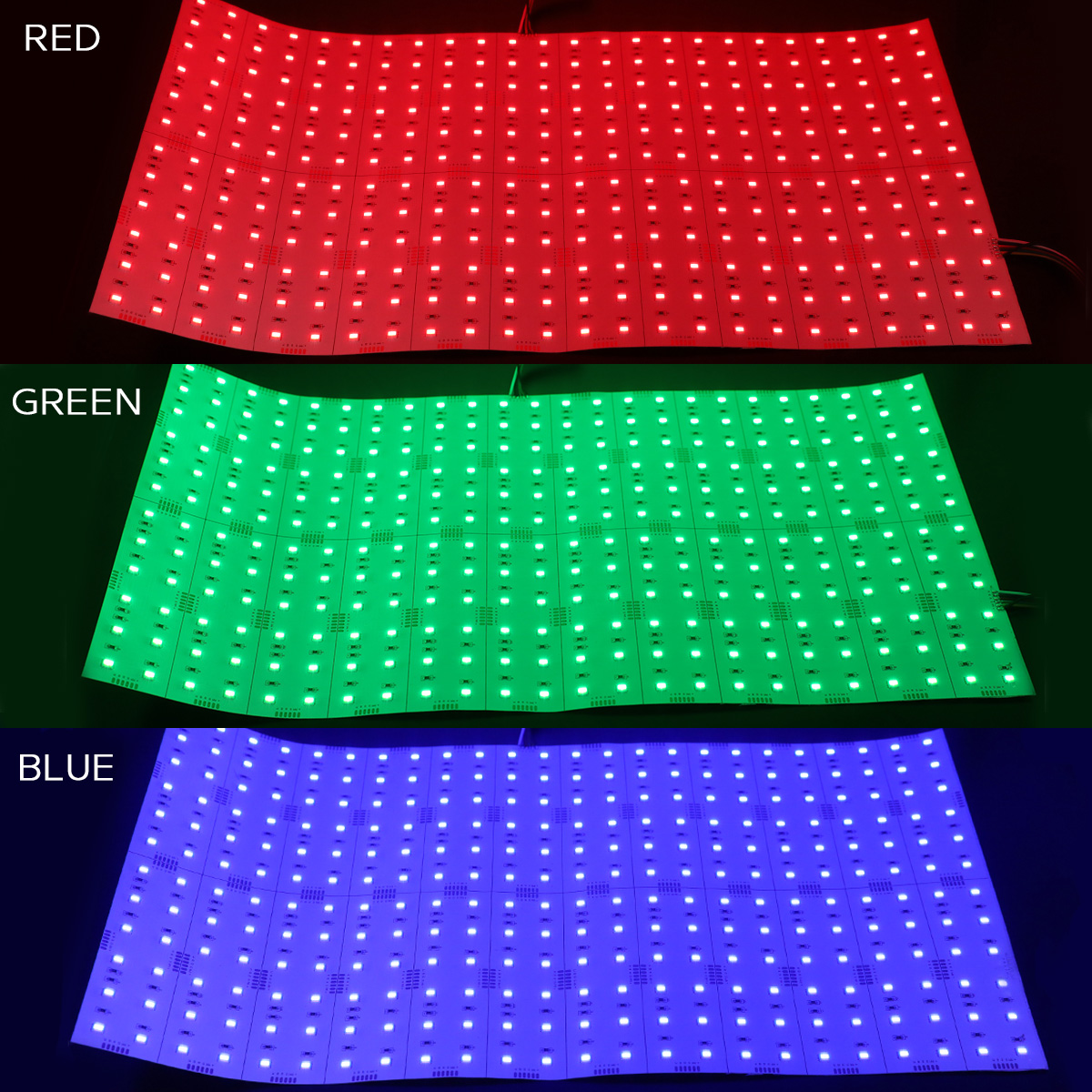 24V 5-In-1 5050 RGBCCT Color Changing Flexible LED Sheet 24X12