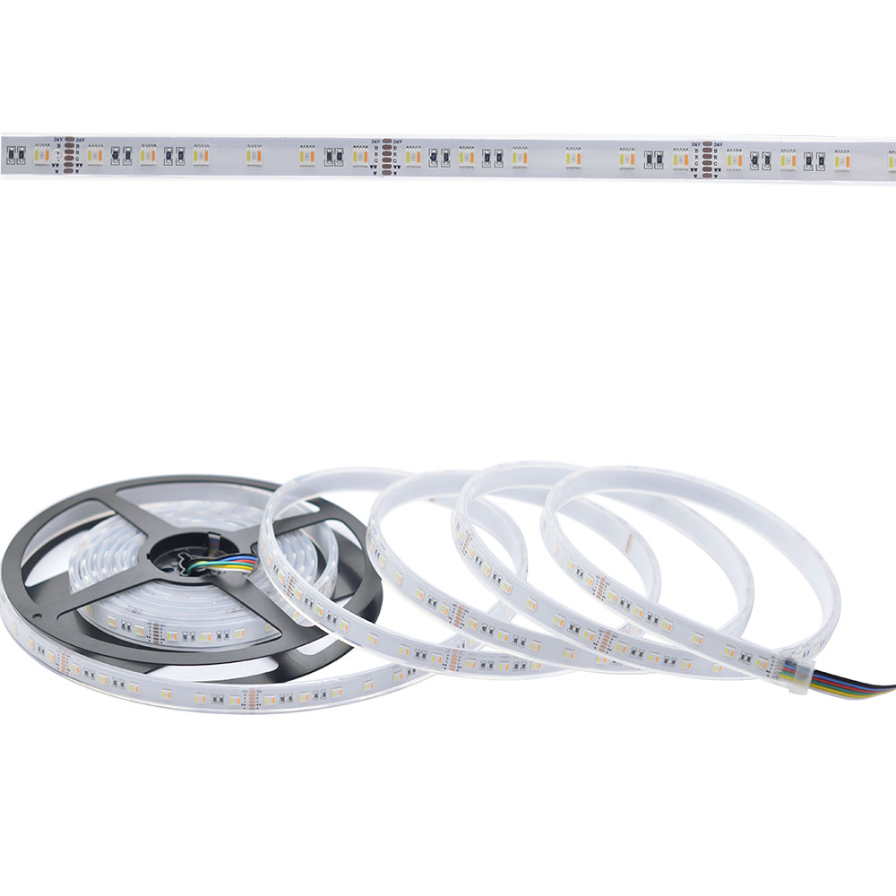 IP68 Outdoor 5in1 RGBCCT Color Changing LED Strip Lights 60LEDs/m