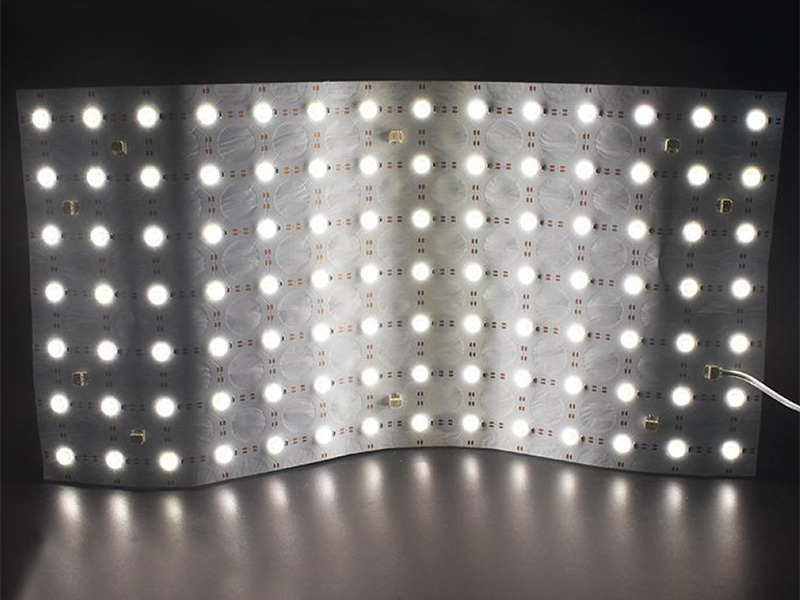 24V Lensed Cuttable Flexible LED Light Sheet For Backlighting