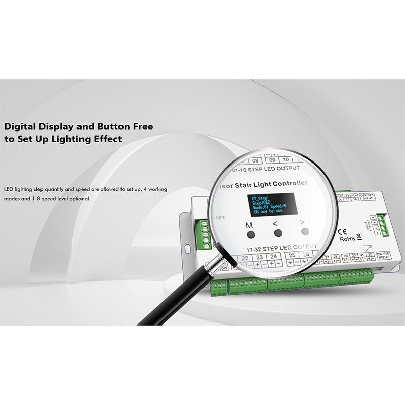 PIR Sensor LED Stair Lights Controller ES32