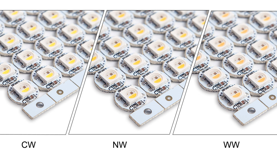 SK6812/WS2812B RGB RGBW/WW/WWA 5050 SMD Digital Intelligent Addressable ...