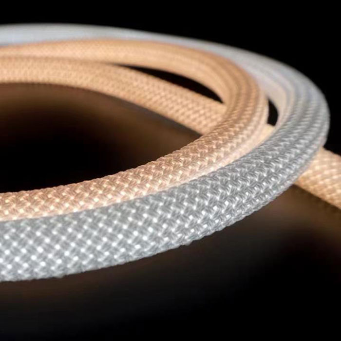 Braided Silicone 360 Degree Round LED Neon Light Tube φ22mm