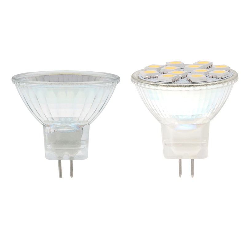 12V AC/DC, MR11 GU4 LED Bulb, 2.5 Watts, 25W Equivalent, 5-Pack [MR11 ...