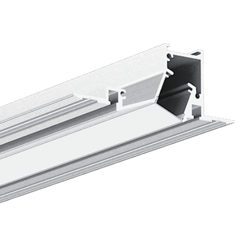 Ceiling Recessed 45° Slanted LED Interior Wall Wash Lighting Profile