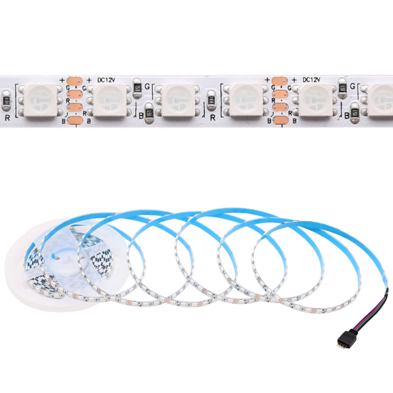 12V 8mm 480LEDs 96LEDs/m 5050 LED RGB Strip 16.4ft