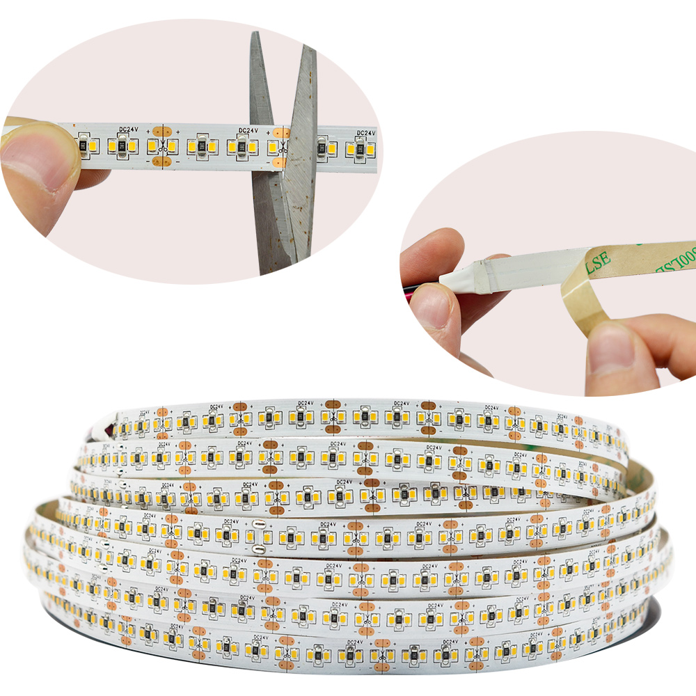DC12/24V High CRI 95 240LEDs/m White 2116 LED Strip Light