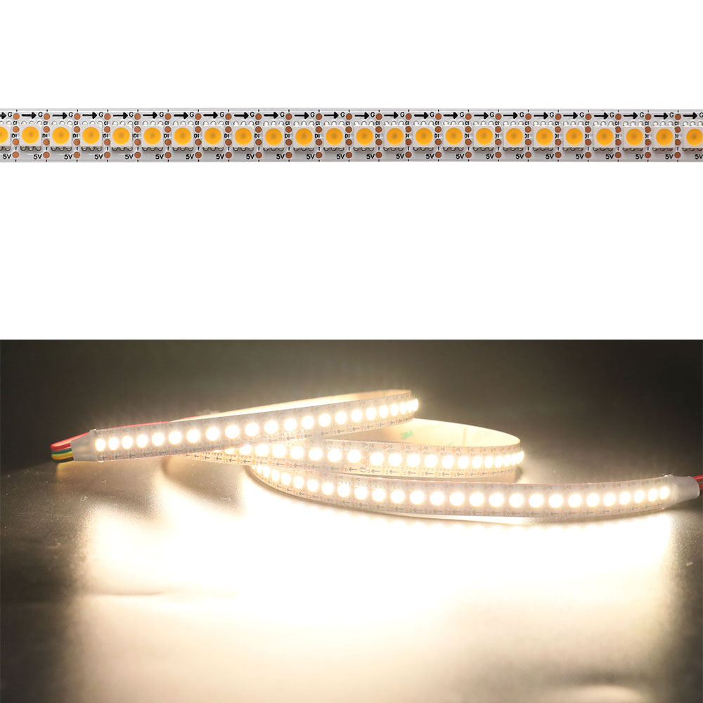 1m 5V APA102 Warm White Digital LED Light Strip 144 Pixels