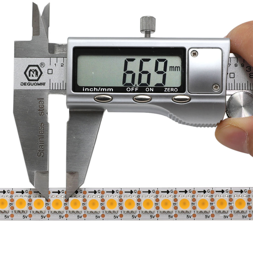 1m 5V APA102 Warm White Digital LED Light Strip 144 Pixels