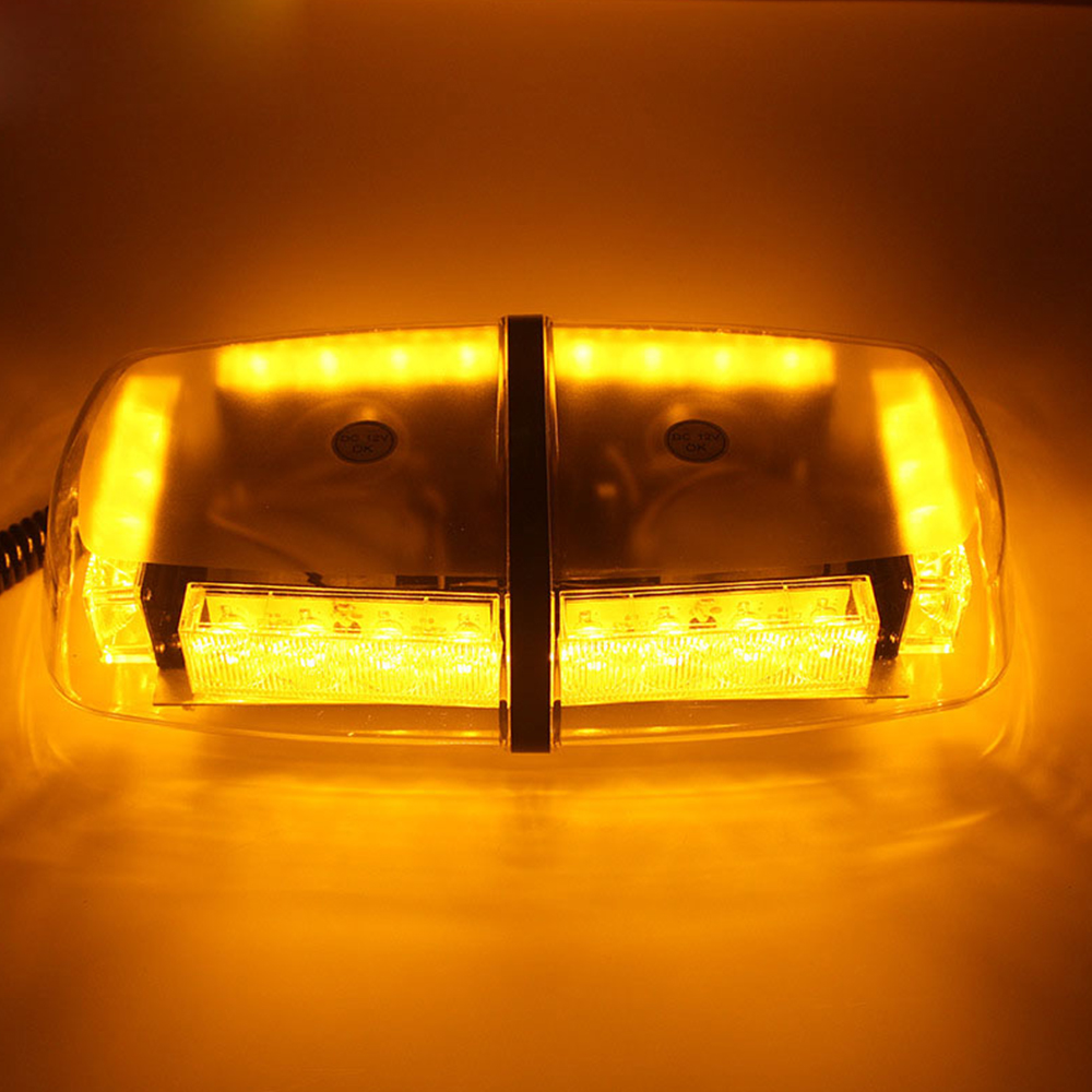 DC12-24V 24LED Warning Light Car Pickup Truck Roof Emergency Strobe ...