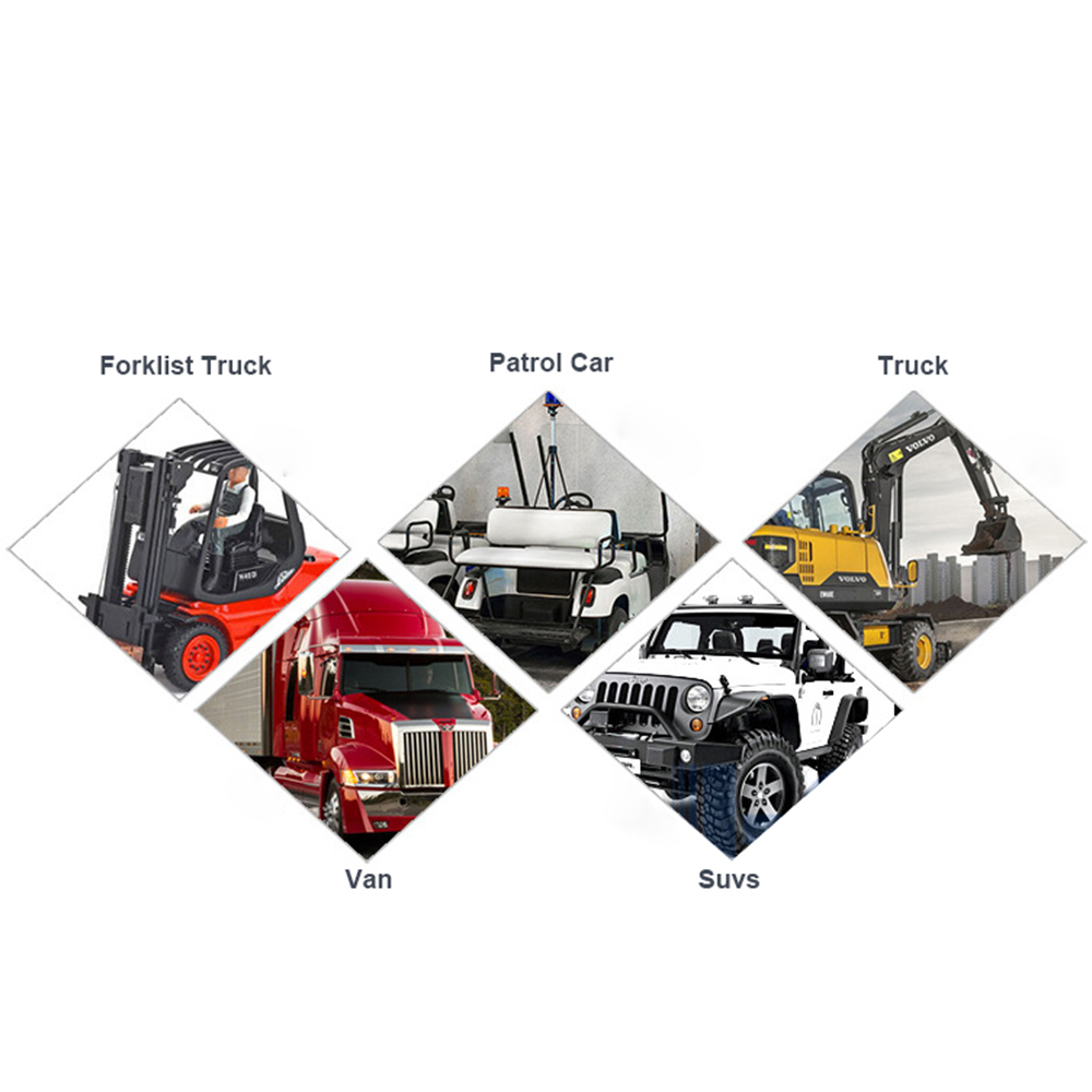 DC12V/24V 50W Engineering Warning Light Road Construction Vehicle ...