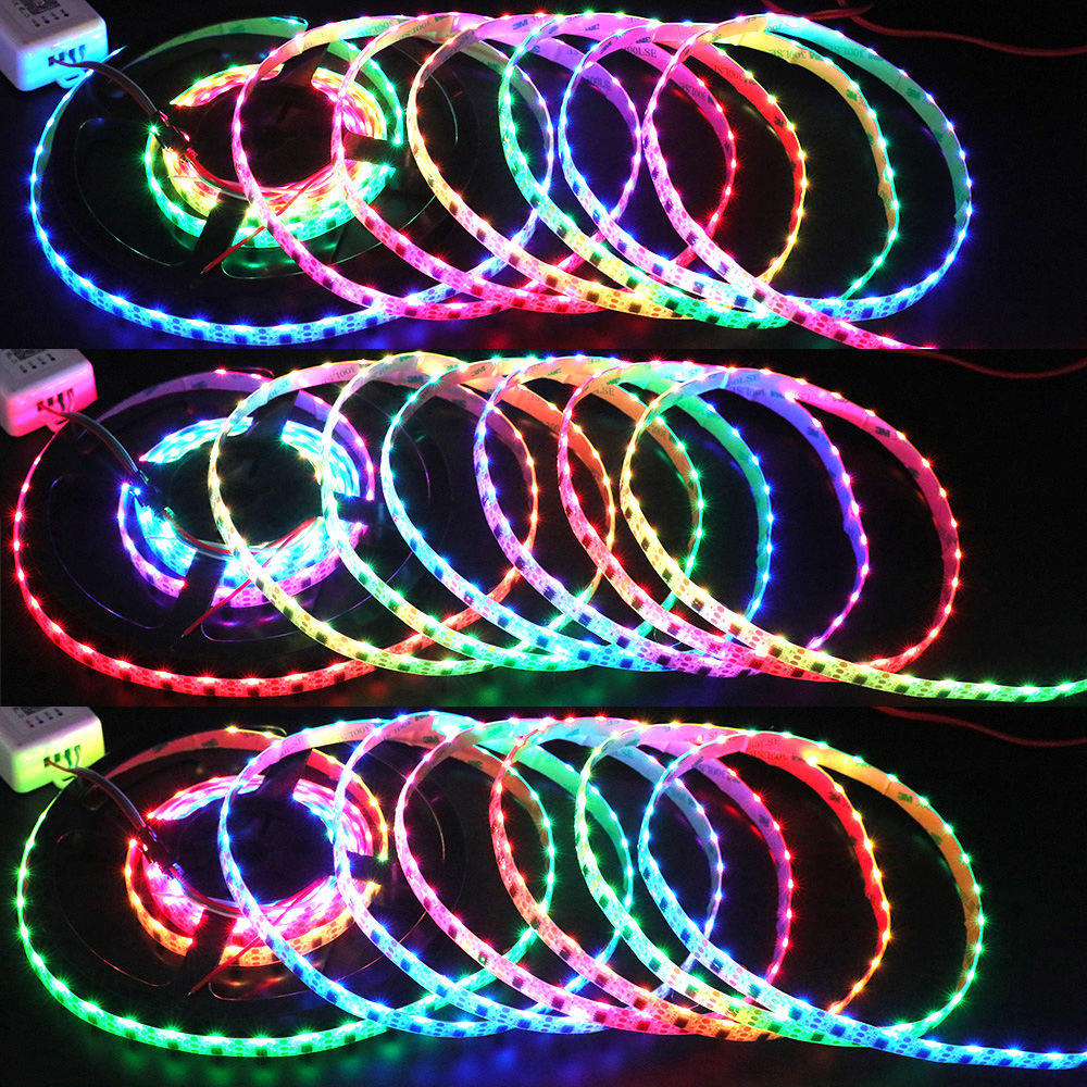 UCS1903 5V Side Emitting LED Strip Lights Color Chasing