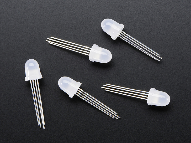 Neopixel Diffused 5mm/8mm Ultra Bright RGB LED Light Emitting Diodes ...
