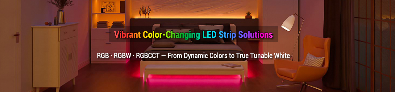 Multi Color Changing LED Strip Lights