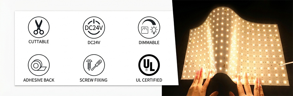 Dimmable White LED Sheet Solutions - Versatile Backlighting